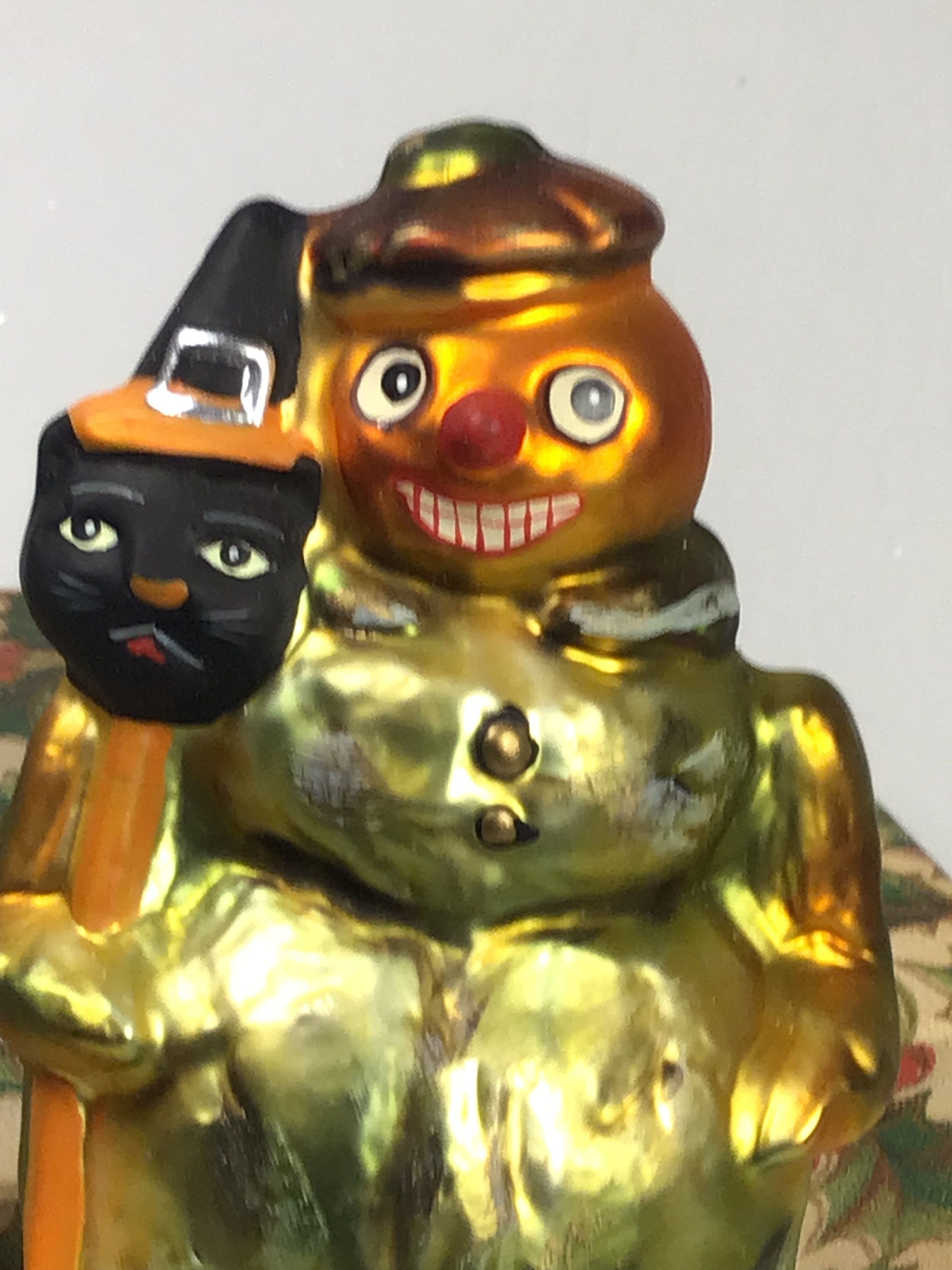 Debbee Thibault Halloween German Blown Glass Clip on Ornament - Etsy