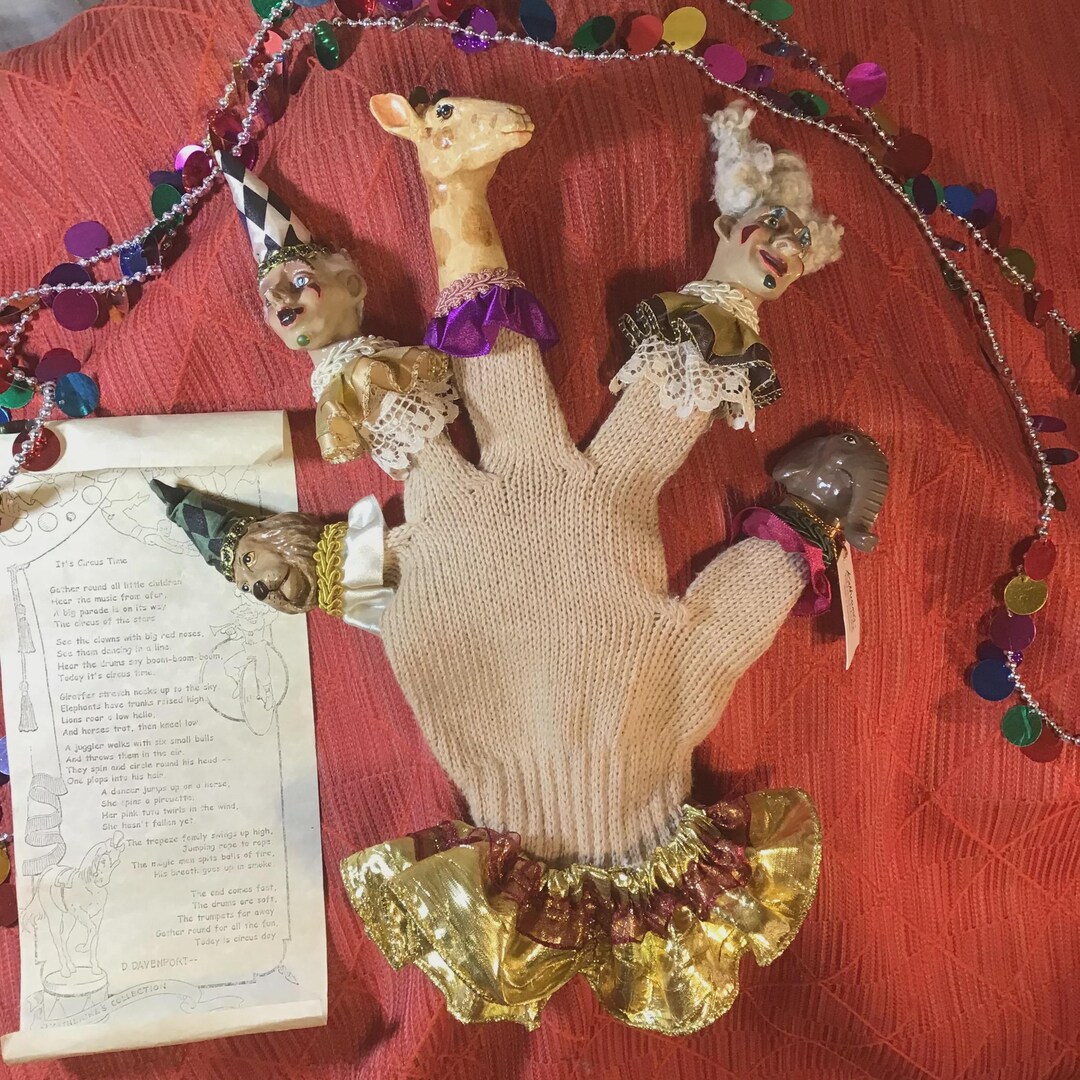 Hand Puppet Katherines Collection Vintage Renaissance Circus by Wayne ...