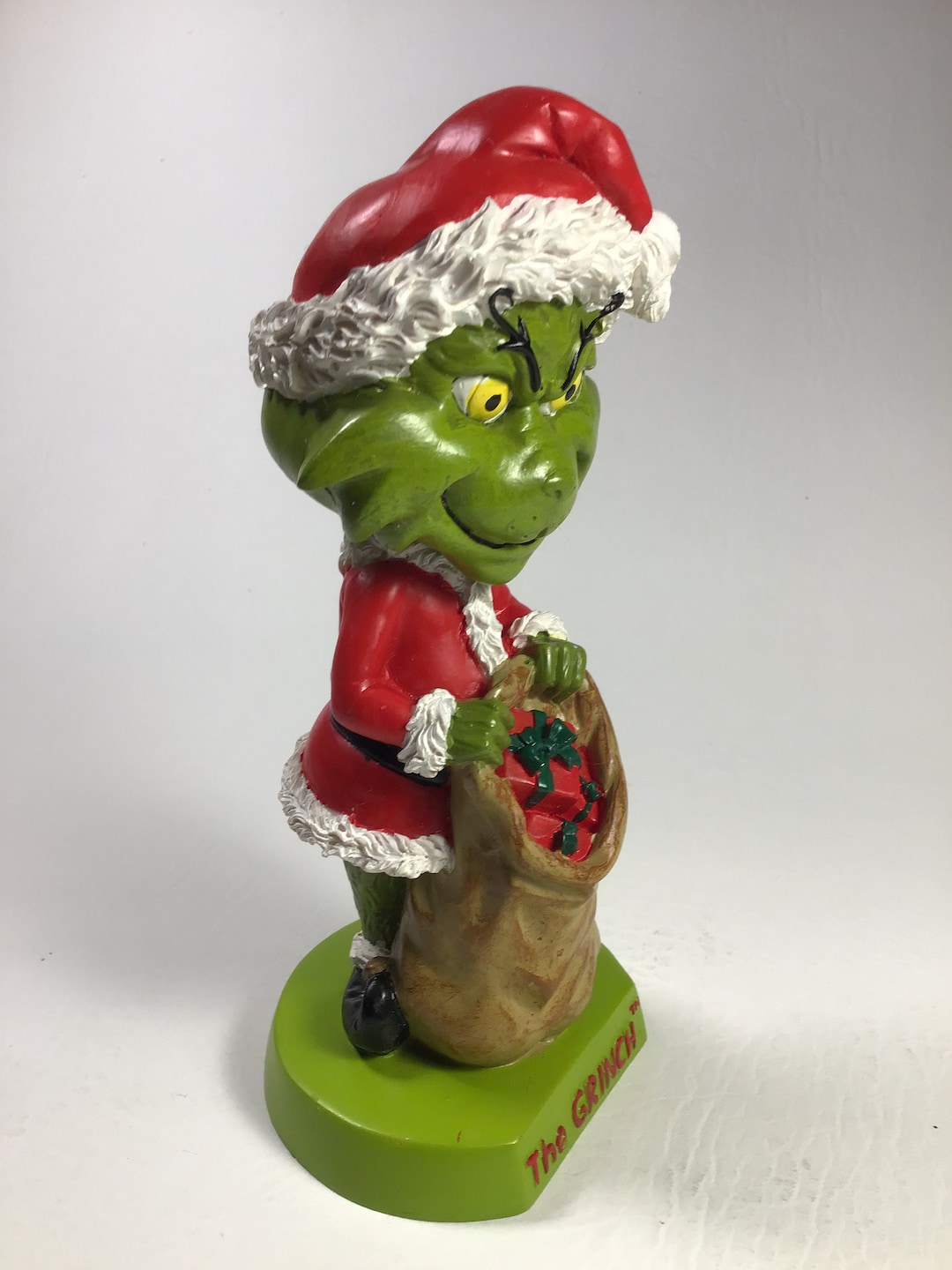 Grinch Bobble Head - Etsy