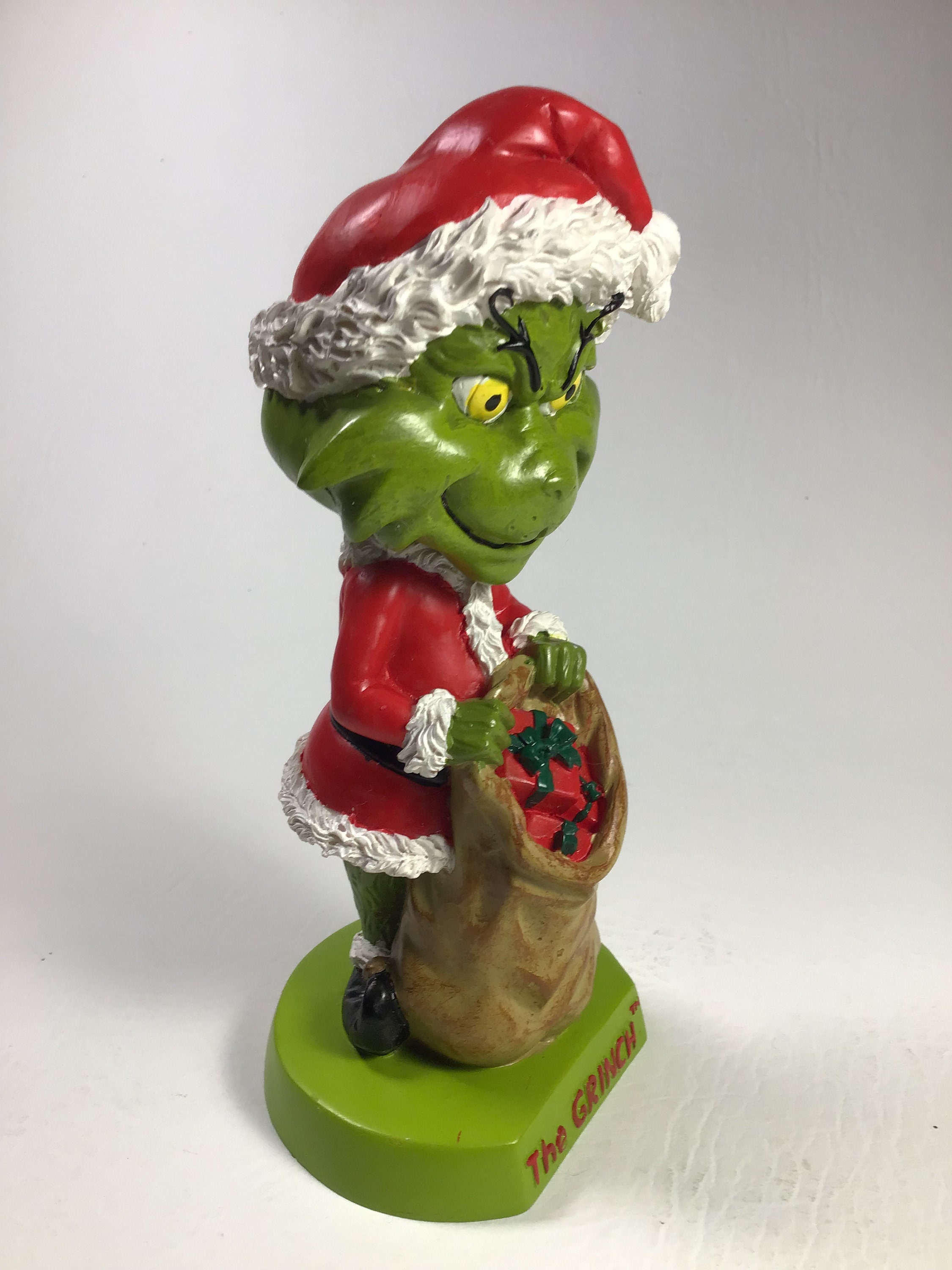 Grinch Bobble Head - Etsy