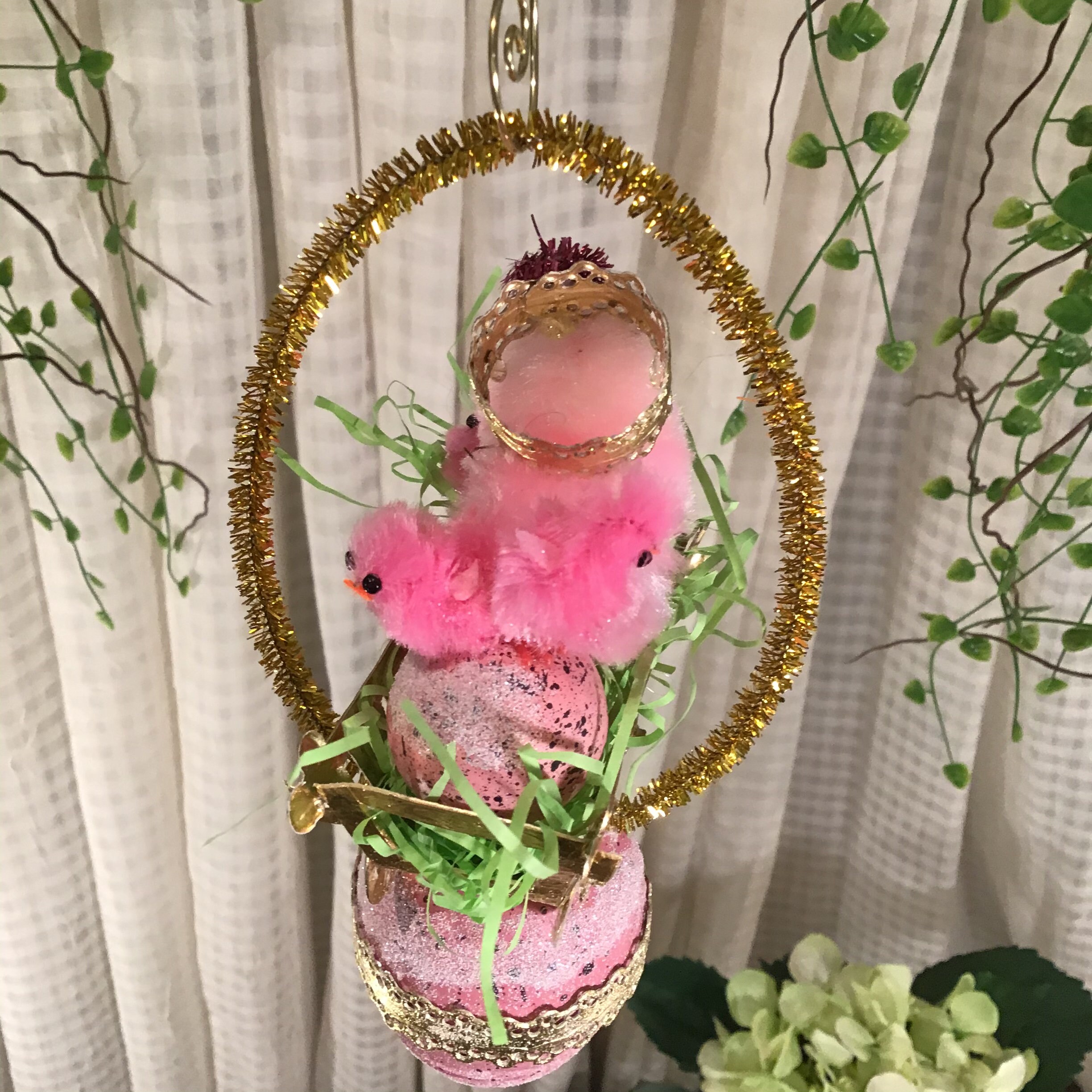 Queen of the Easter Parade and Her Peeps Handmade Ornament - Etsy