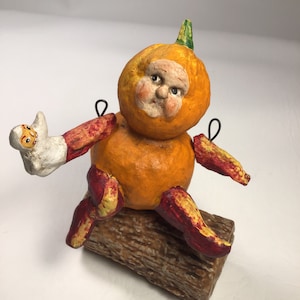 Debbee Thibaults Fiddle Dee Dee Paper Mache Composition - Etsy