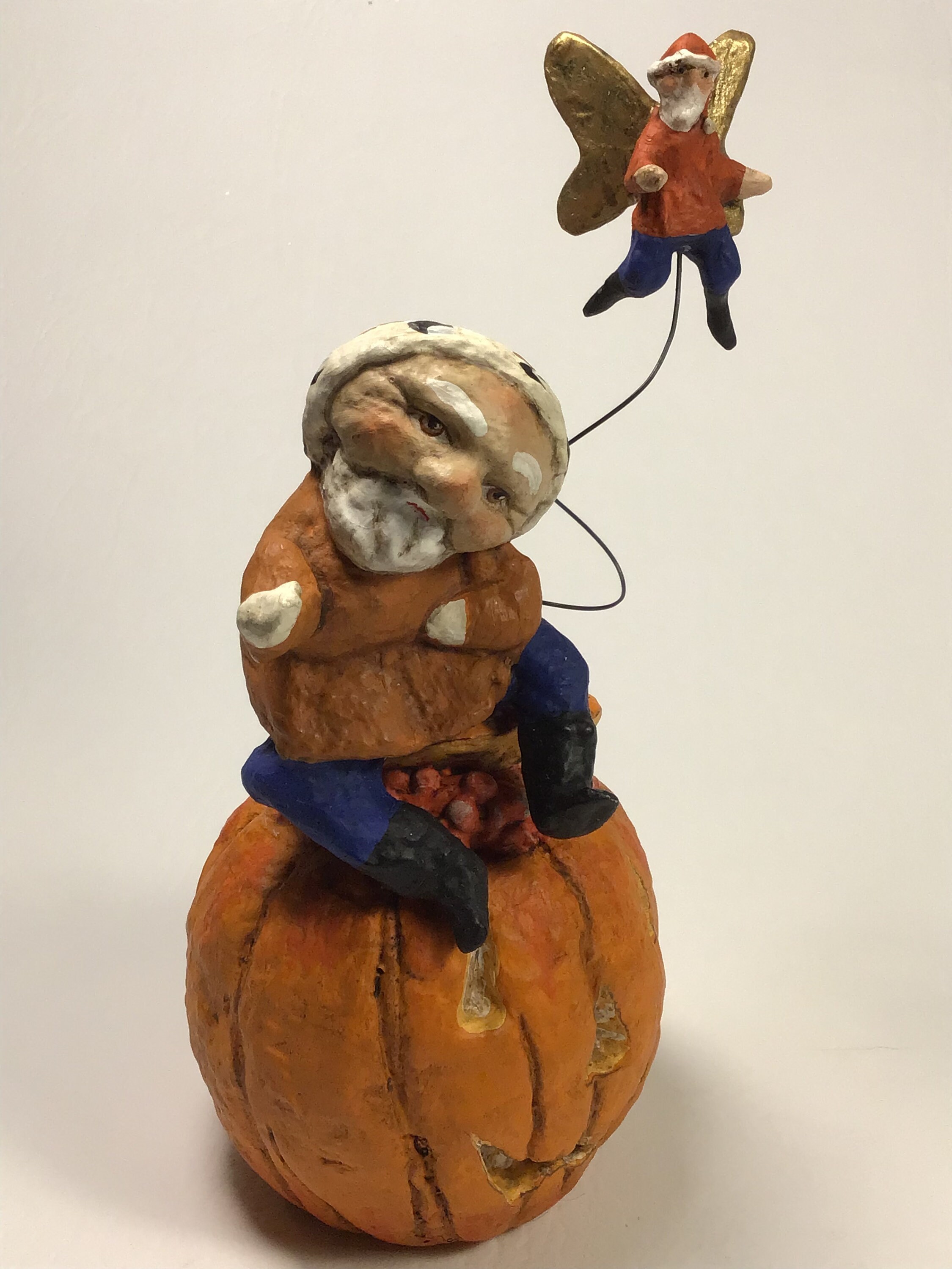 Debbee Thibaults jolly Ole Elves Paper Mache Composition - Etsy