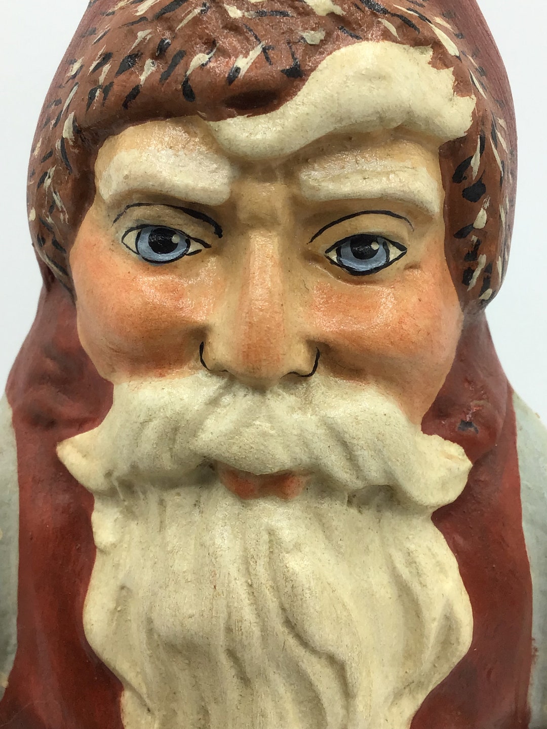 Vaillancourt Vintage “red Father Christmas” Collectible Chalkware - Etsy