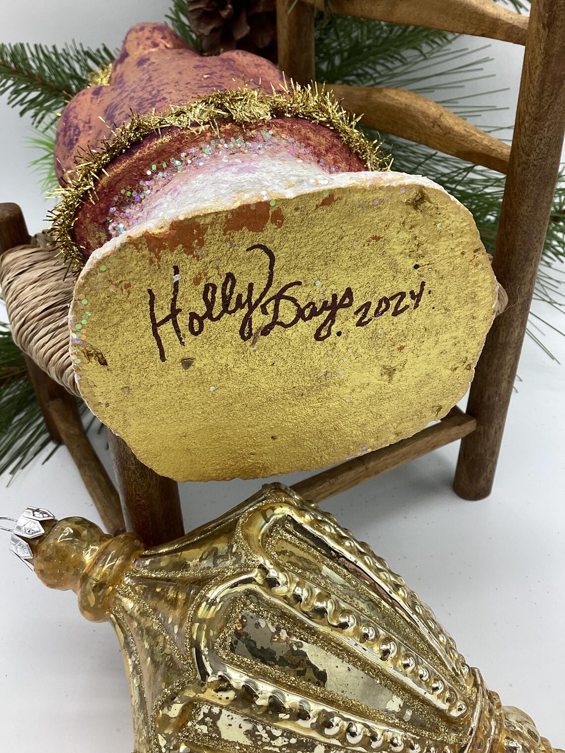 Belsnickel Santa Vintage Style Paper Mache Handmade Heirloom Quality in ...