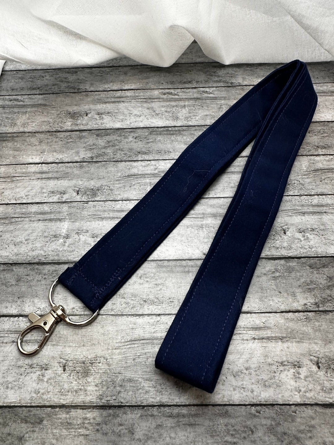 Solid Navy Blue Lanyards - Etsy