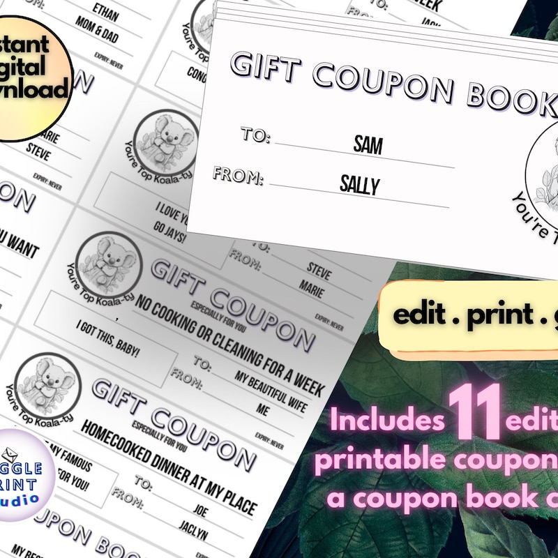 Coupon Template - Etsy