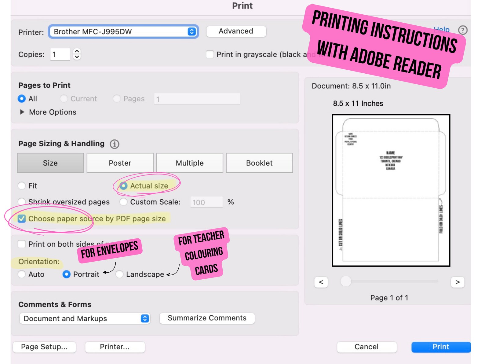 DIY Teacher Appreciation Card | Last Minute Teacher Thank You Card ...