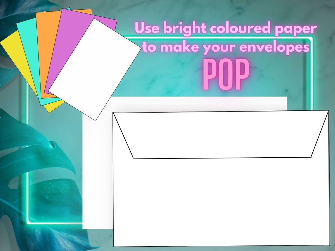 Editable Envelope Template | Custom Envelope Template | Printable 4x6 ...