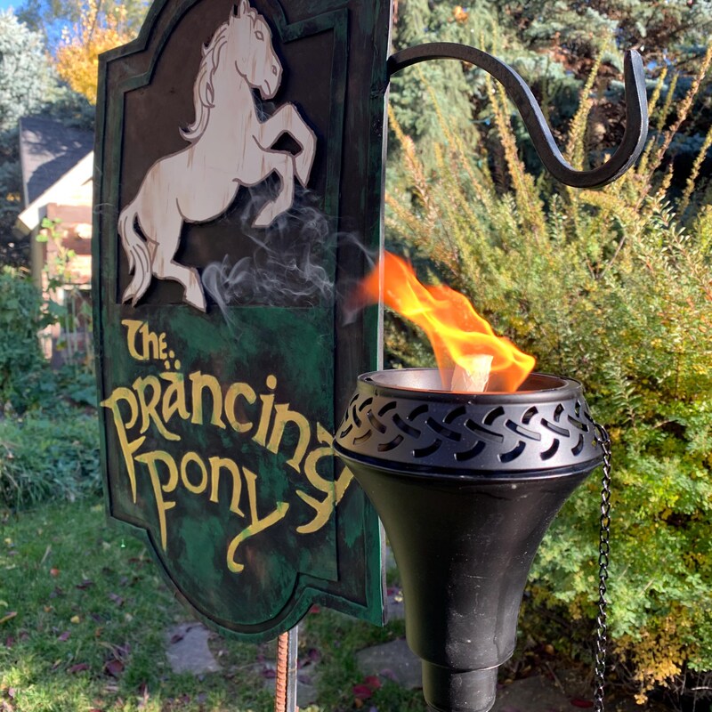 The Prancing Pony Sign - Etsy