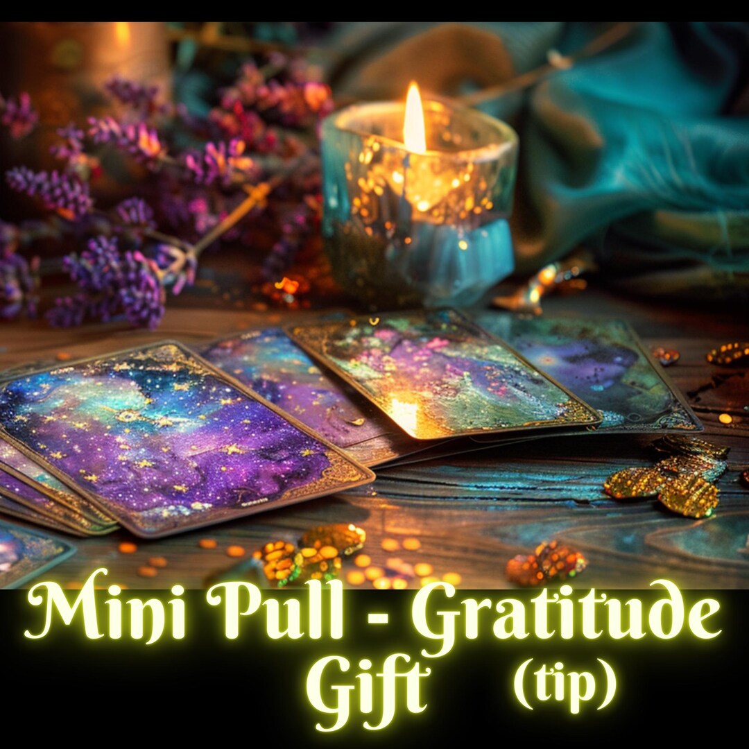 Mini Pull Reading - ONE | Spiritual Gratitude Gift - Repeat Customers ...