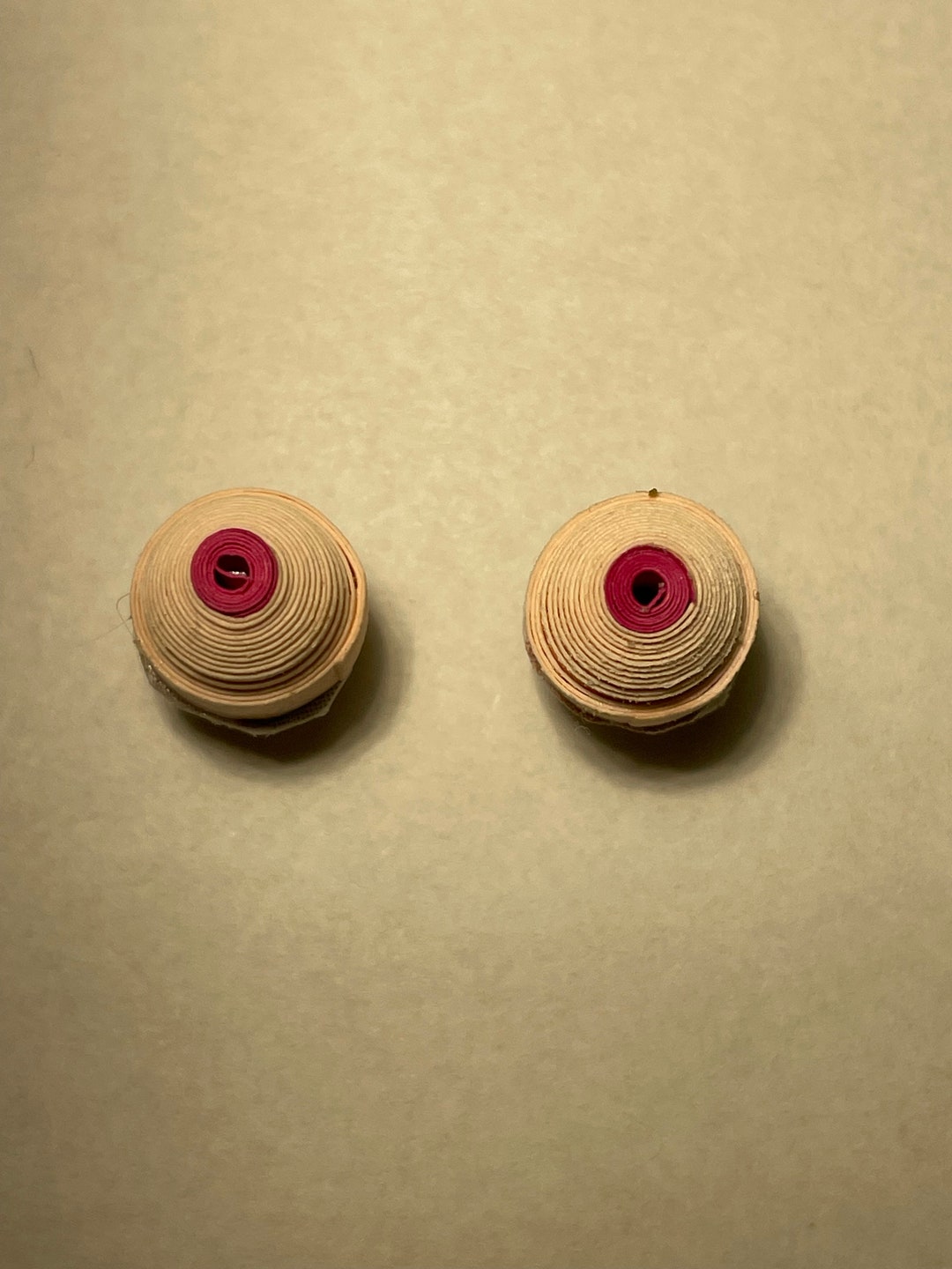 Quilled Anatomy Post Earrings 3D - Etsy