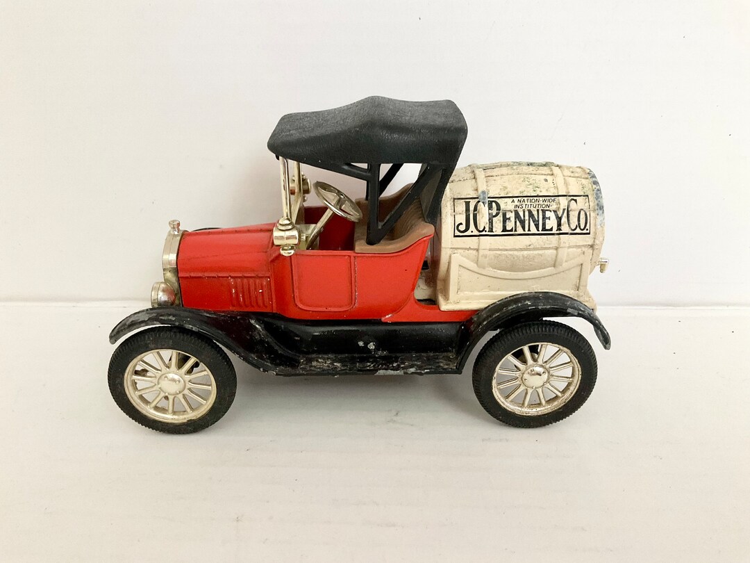 Vintage 80s 1918 Ford Model T Runabout Coin Bank JC Pennys - Etsy