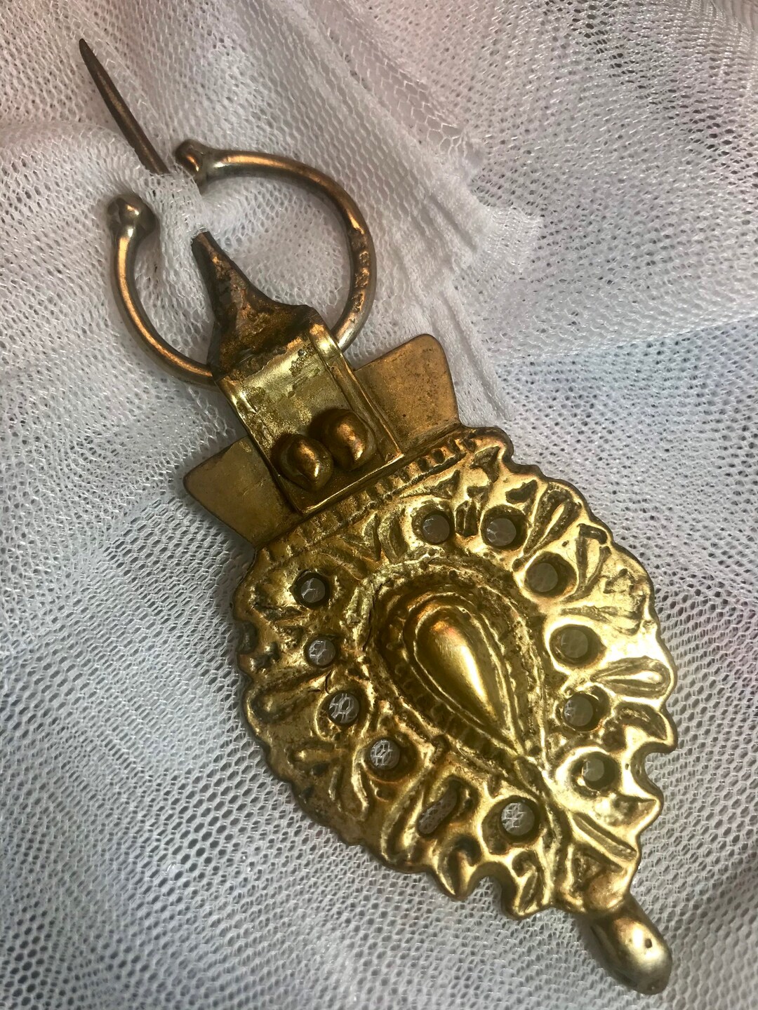 Antique Moroccan Fibulae Brooch Gold Silver Garment Embellishment - Etsy