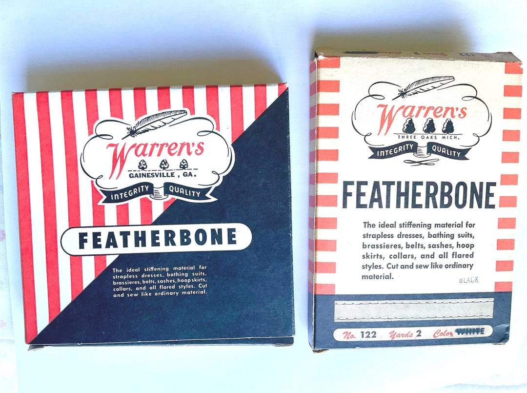 Antique 1900s Featherbone Boxes of Boning 2 Boxes - Etsy