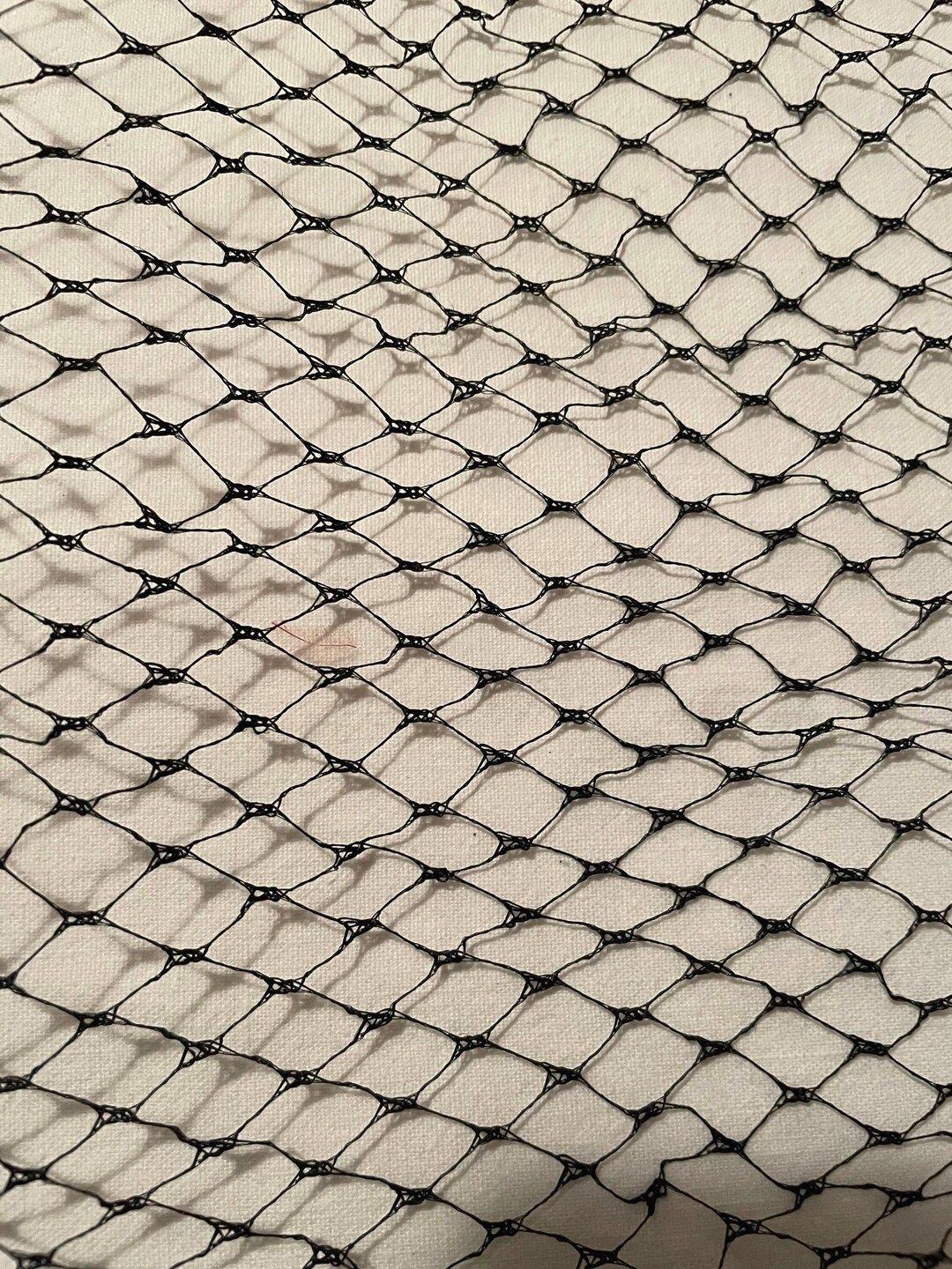 Vintage 40s Millinery Netting Black 7/8 Yard - Etsy