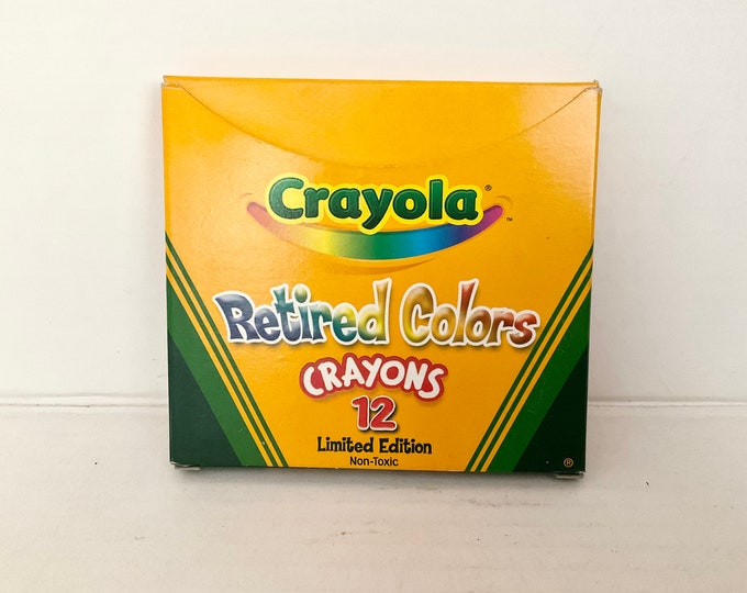 Vintage 2003 Crayola Retired Colors Limited Edition Box of 12 - Etsy