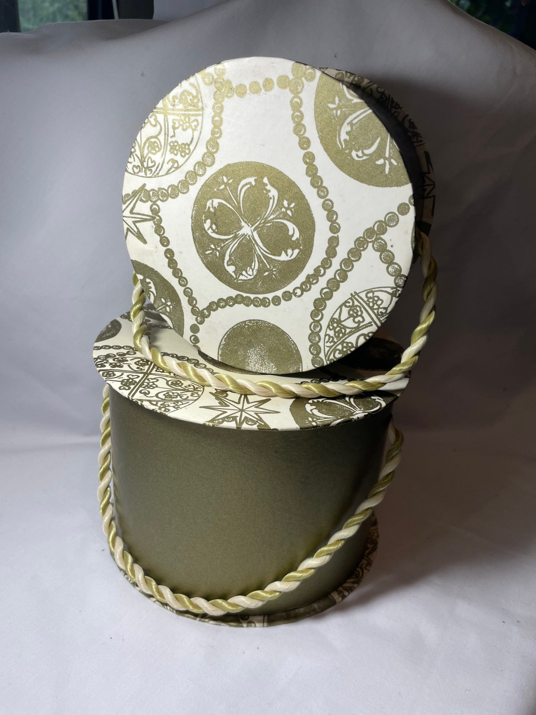 Vintage 60s Miniature Hat Boxs Set of 2 - Etsy