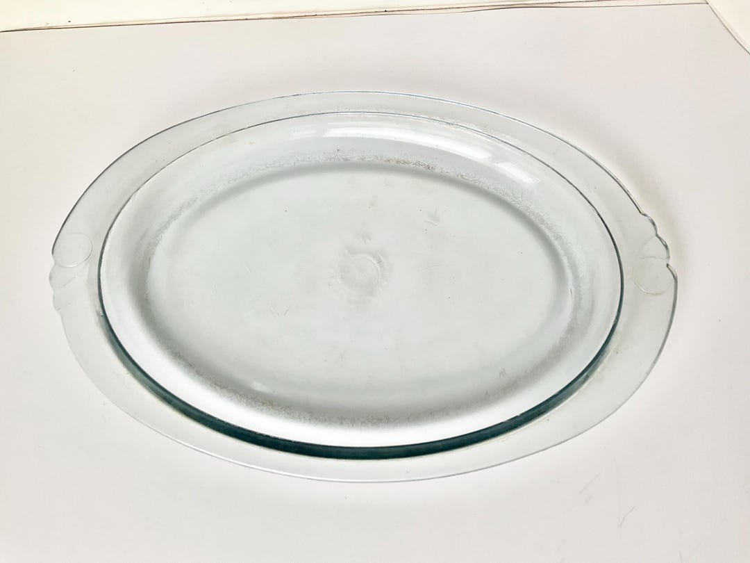 Vintage 40s Pyrex Blue Glass Oval Platter 812 Oven & Broiler 10” - Etsy