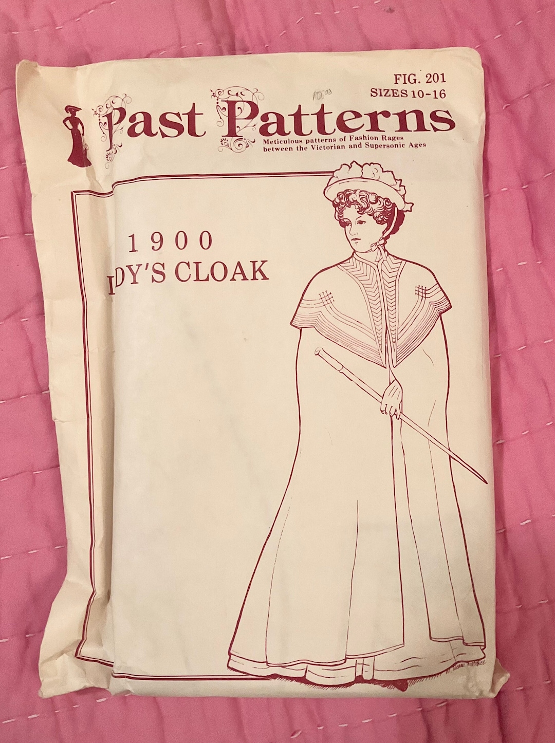 Vintage Past Patterns 201 Ladies Cloak 1900s O/S - Etsy