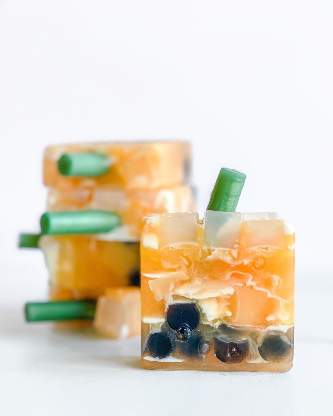 Handmade Vegan Soap | Mango Milk Boba | Exotic Mango Fragrance (boba is ...