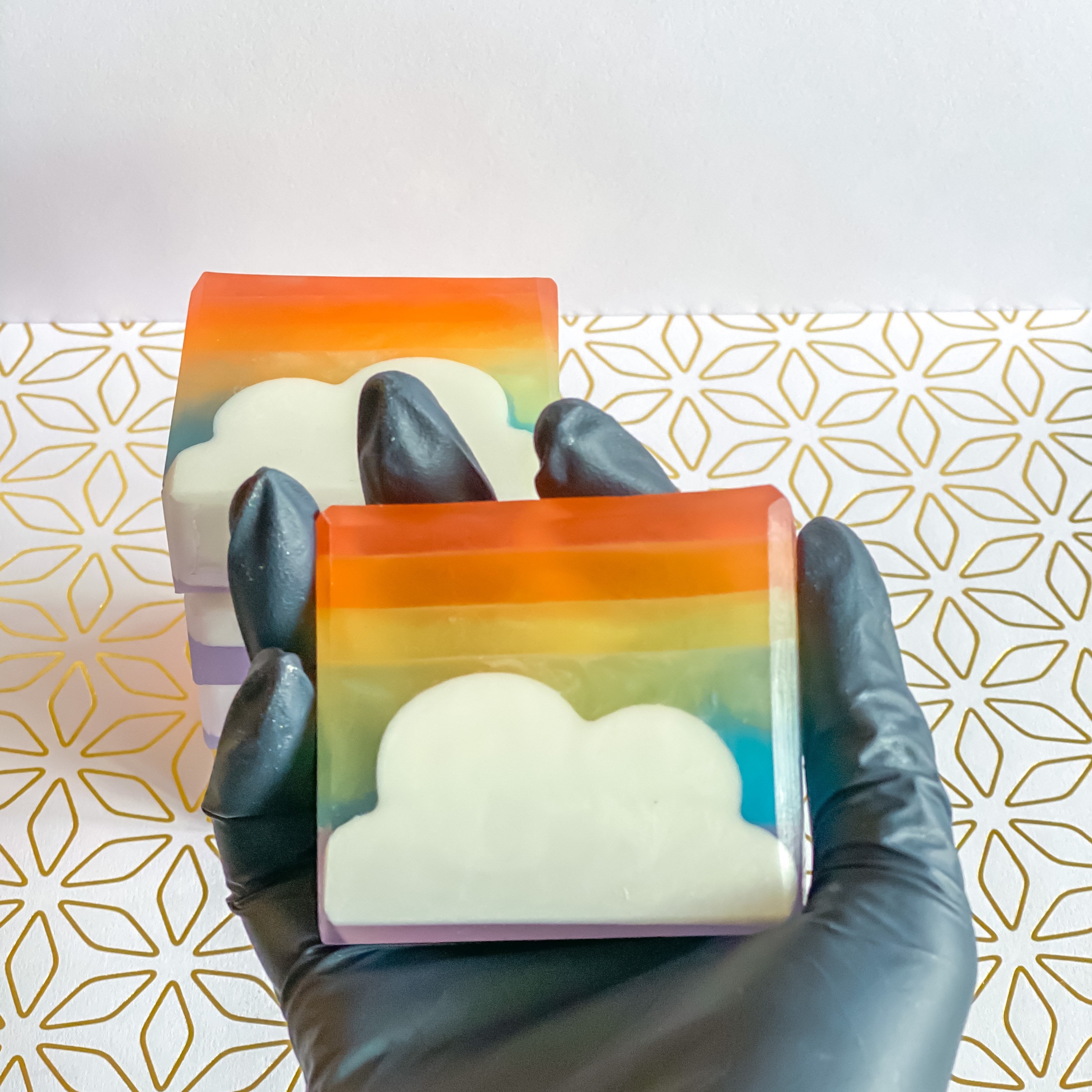 Handmade Vegan Soap | Jelly Clouds |pride Rainbow | Bubblegum Scent ...