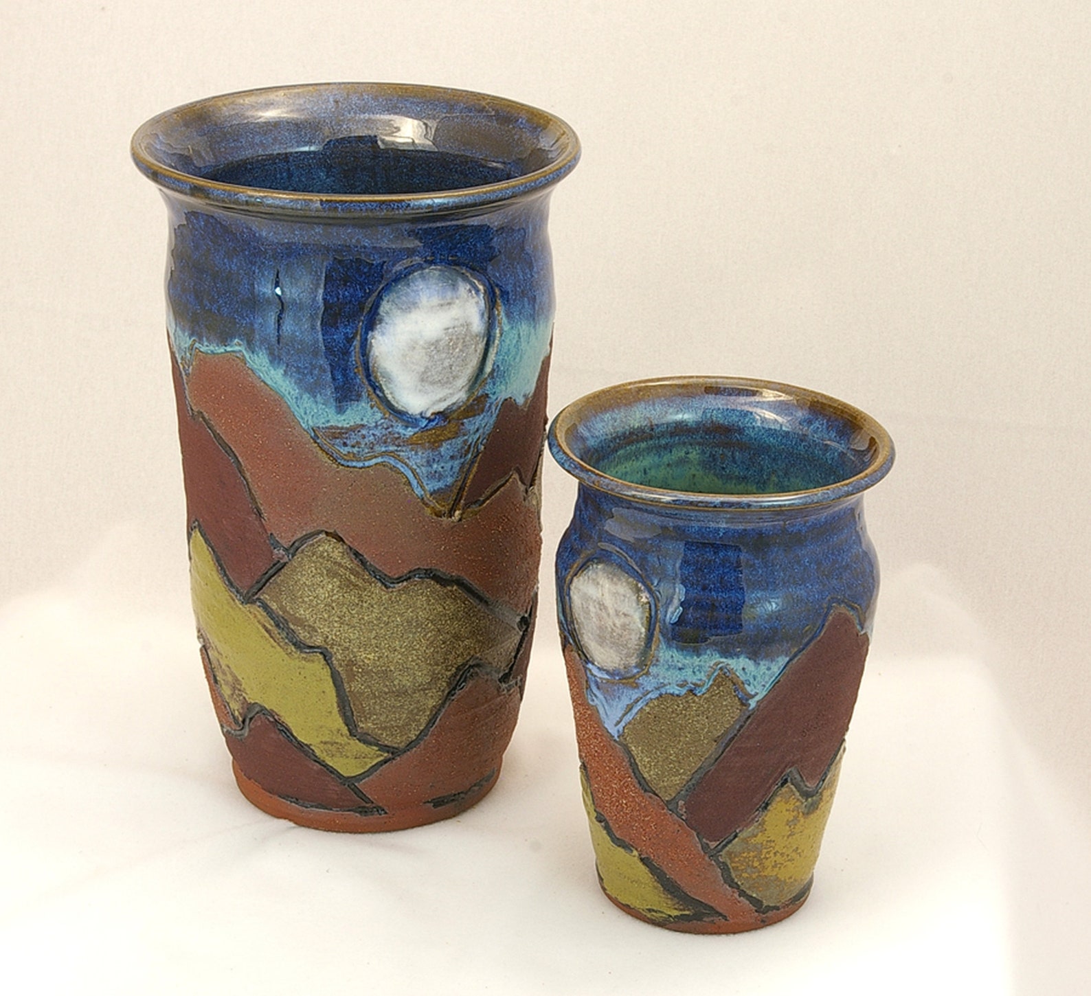 LANDSCAPE POTTERY - Plate and Vase Set - Etsy