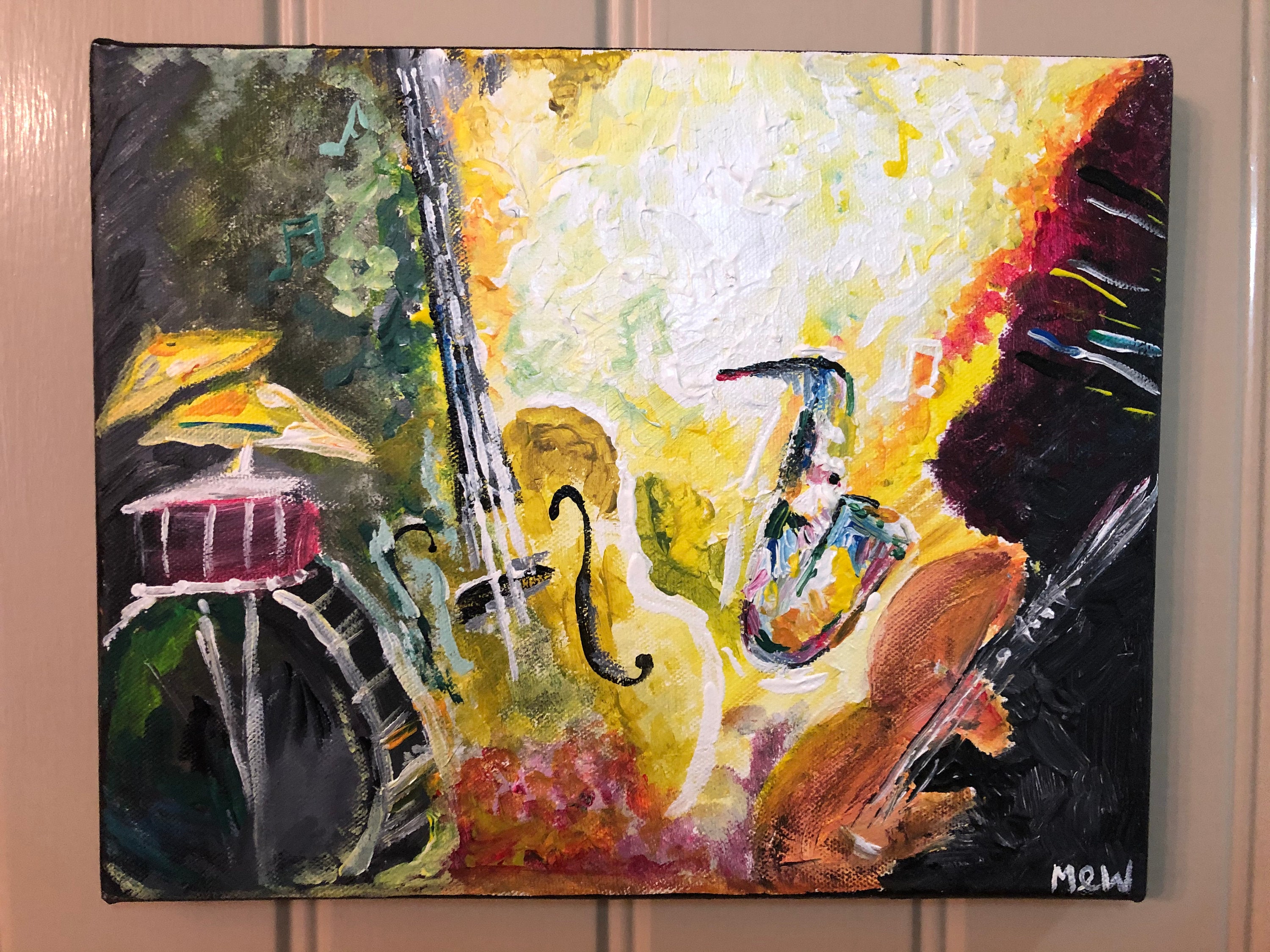 Jazz Instrument Paintings