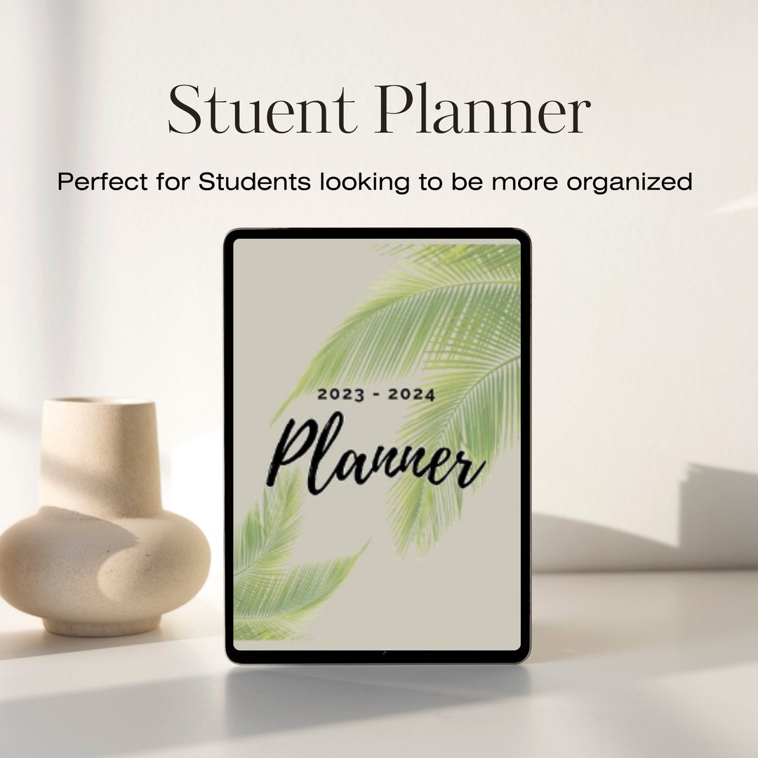 Student Planner 2023-2024 Printable Student Study Guides Student ...