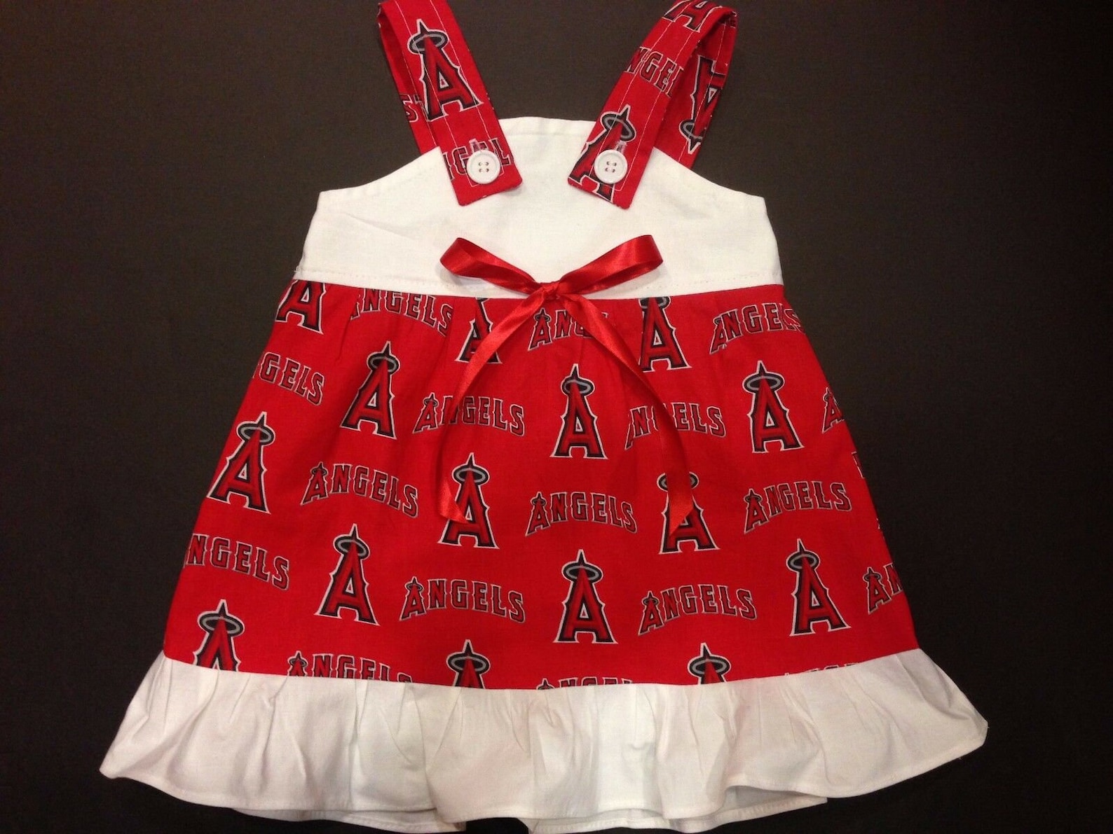 Angels Baseball Girls Dress * You Choose the Size * - Etsy