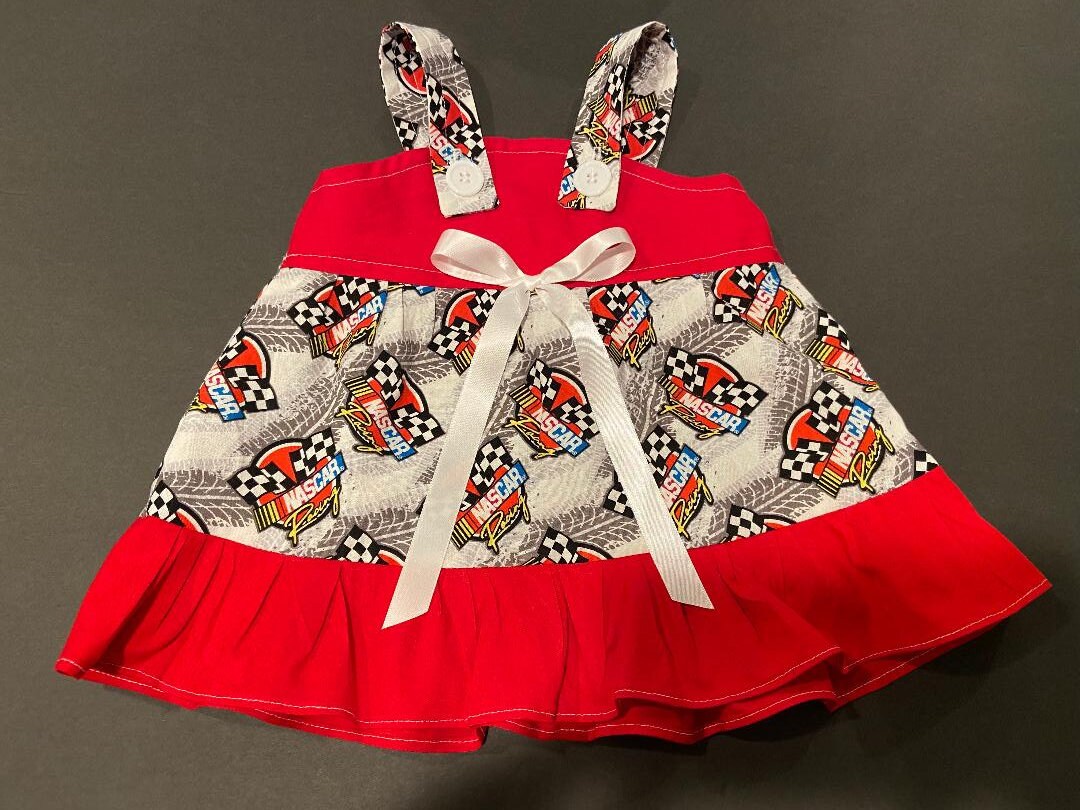 NASCAR Inspired Racing Checkered Girls Dress * You Choose the Size * - Etsy