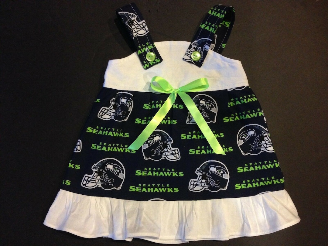 Seahawks Football Girls Dress * You Choose the Size * - Etsy