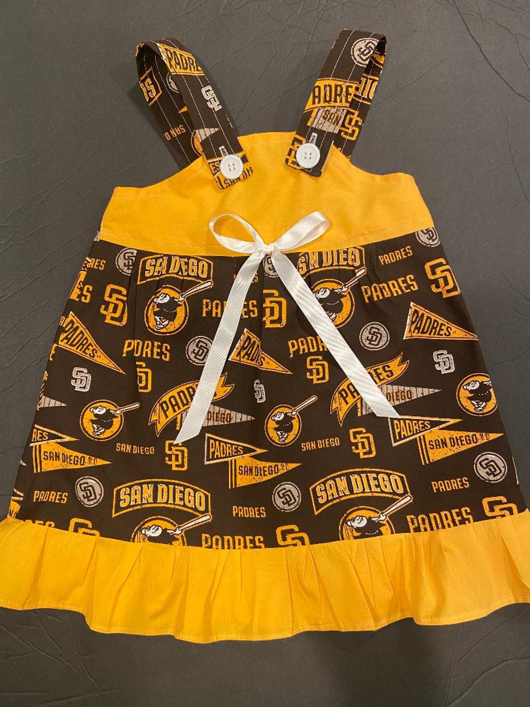 Padres Baseball Baby Toddler Girls Dress * You Choose the Size * - Etsy