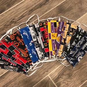 YOU CHOOSE Baseball Team Pleated Face Mask for Children and Adults - Etsy