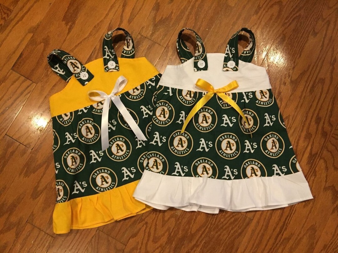 A's Baseball Girls Dress * You Choose the Size * - Etsy