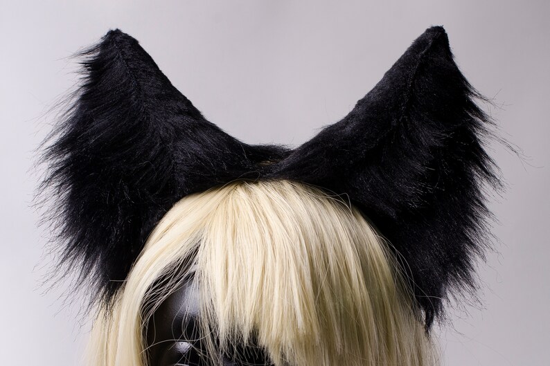 Black Fox Ears ahri | Etsy