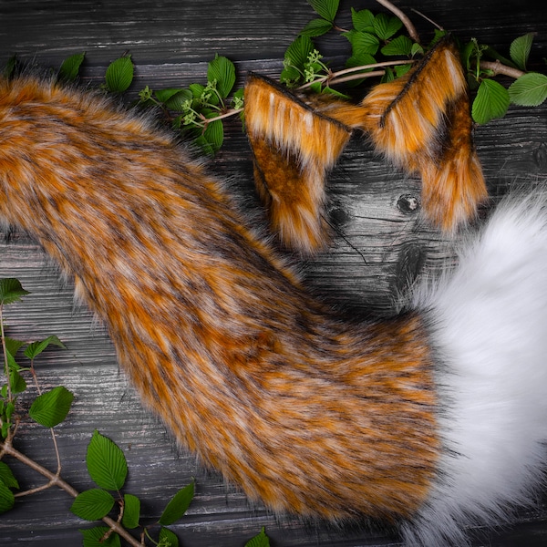 Cosplay Fox Ears and Tail - Etsy