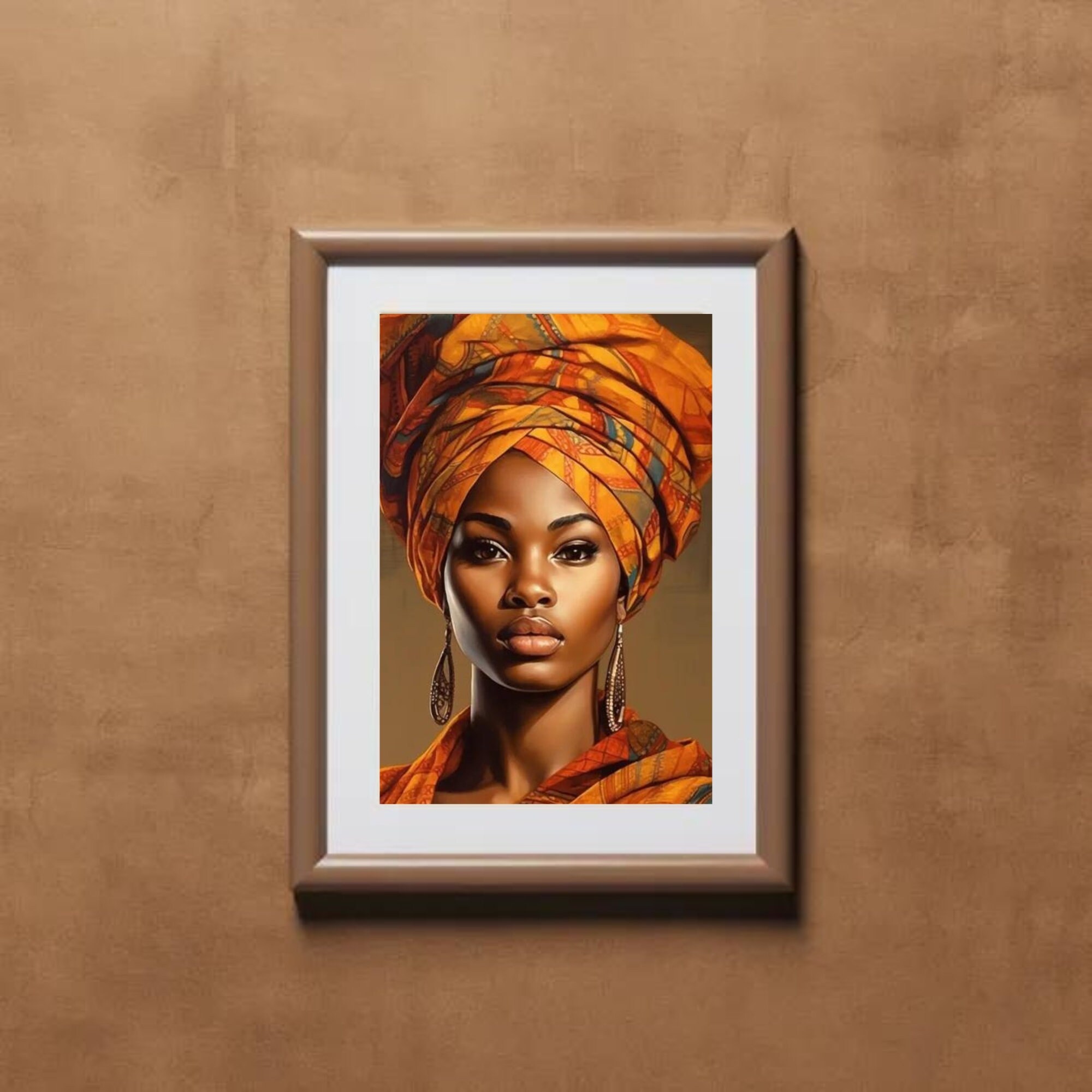 Contemporary African Art Prints Black Woman Wall Art Ethnic