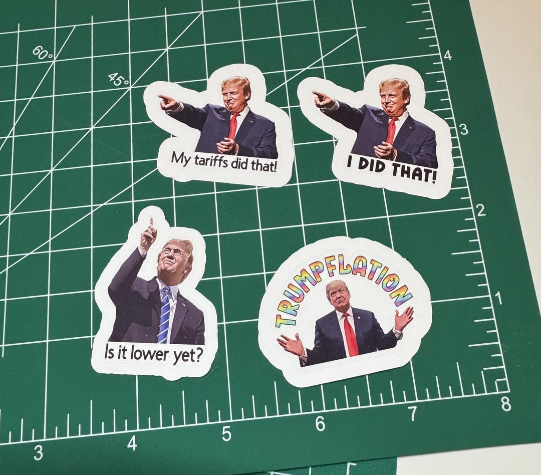 Price Stickers - Trump Tariff and Trumpflation - Etsy