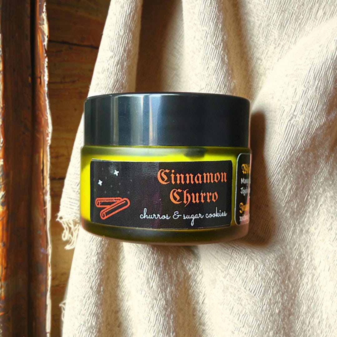 Cinnamon Churro Whipped Beard Butter: Mango Shea Cocoa Jojoba - 1oz/2oz ...