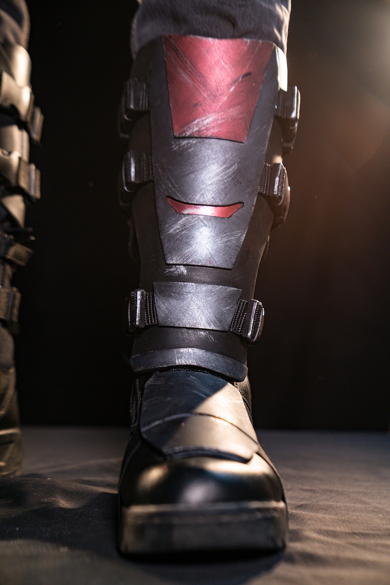 ARMOR SHIN GUARDS Leg Armor Guard Leg Protection Red | Etsy