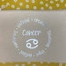 Cancer Zodiac Sign Canvas Pouch | Astrology | Personality Traits ...