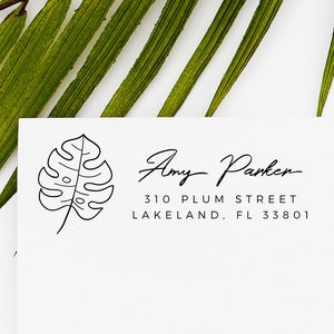 Return Address Stamp Self Inking, Custom Address Stamp, Family Address ...