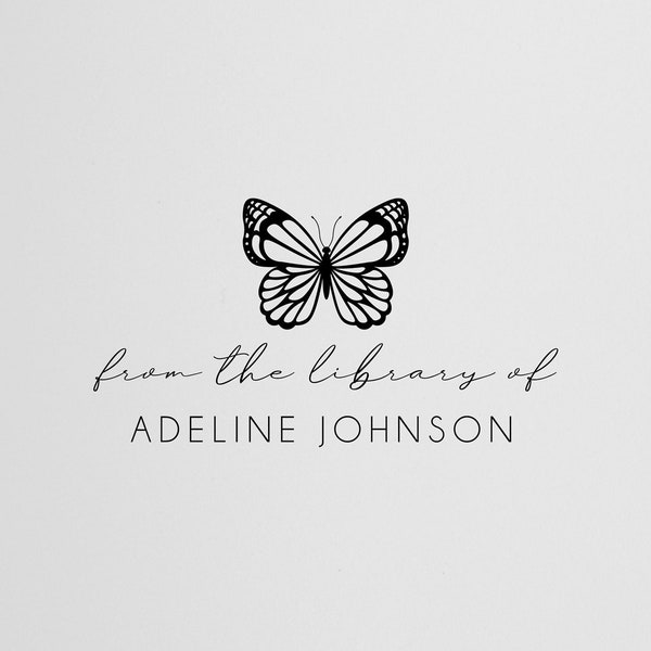 Butterfly Bookplates - Etsy