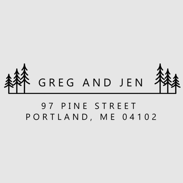 Pine Tree Stamp - Etsy