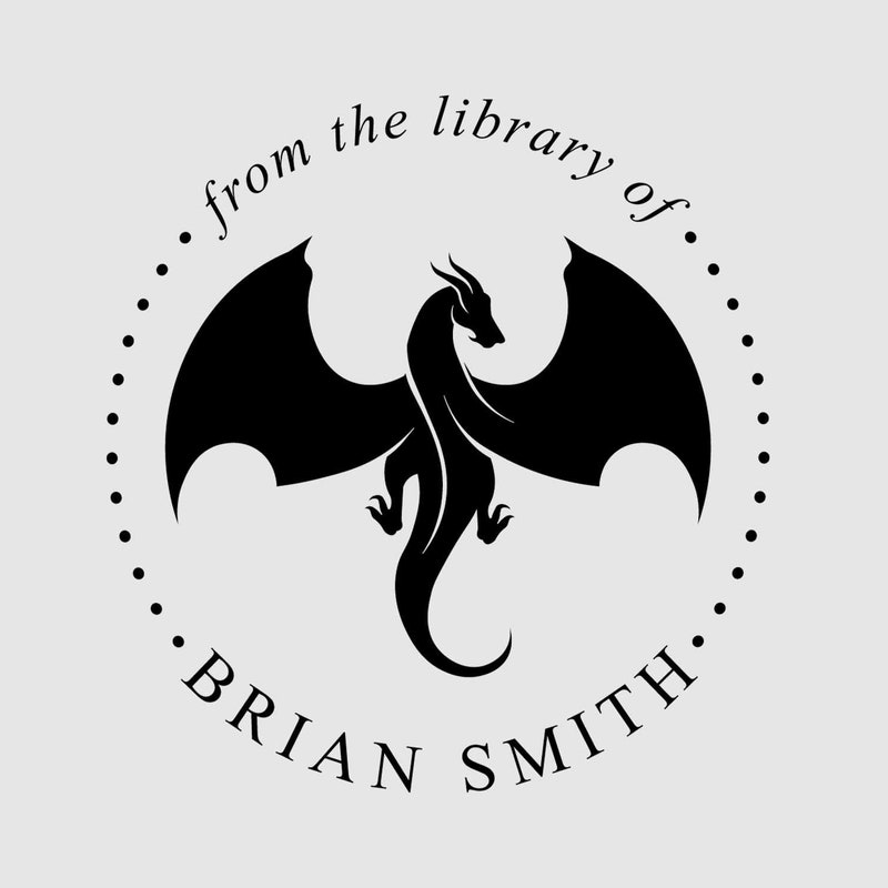 Dragon Stamp - Etsy