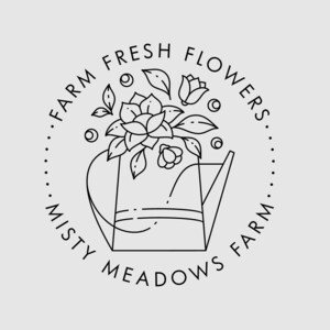 Flower Farm Logo Stamp | Flower Label Stamp | Flower Market Stamp ...