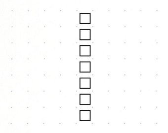 Check Box Stamp - Etsy