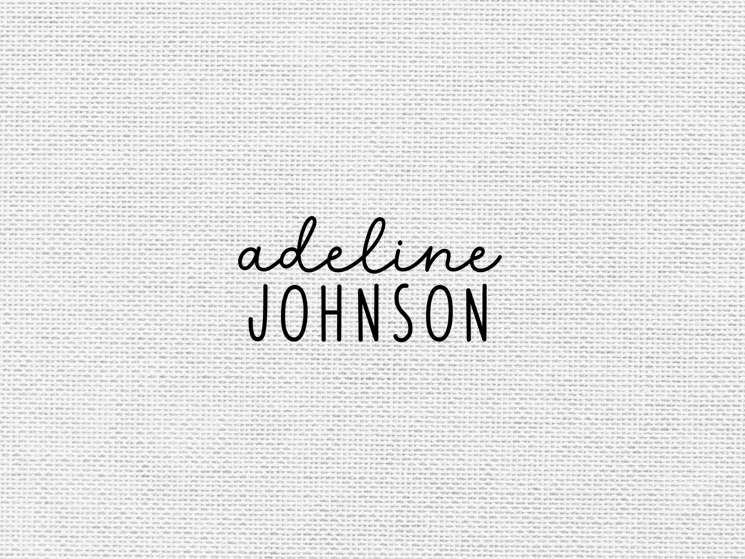 Kid Name Stamp | Kid Name Labels | Permanent Fabric Stamp | Rubber ...
