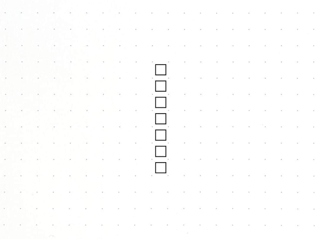 Check Box Stamp, Checklist Stamp, Dot Journal Stamp, to Do List Stamp ...